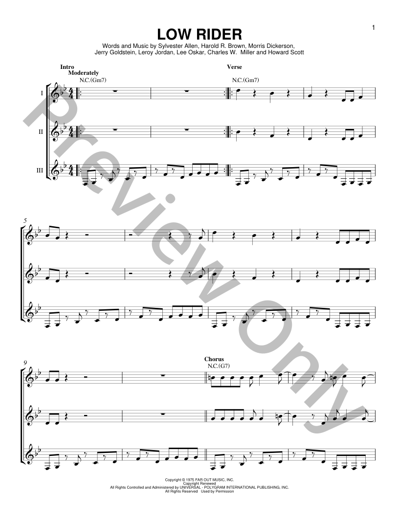 Low Rider | J.W. Pepper