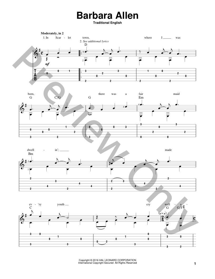 Barbara Allen | J.W. Pepper