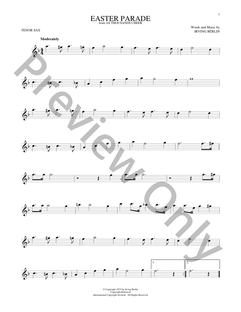 Easter Parade | J.W. Pepper