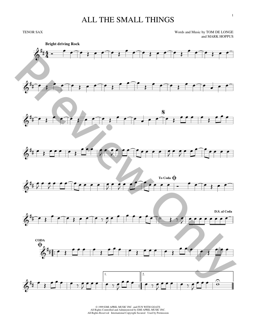 All The Small Things | J.W. Pepper