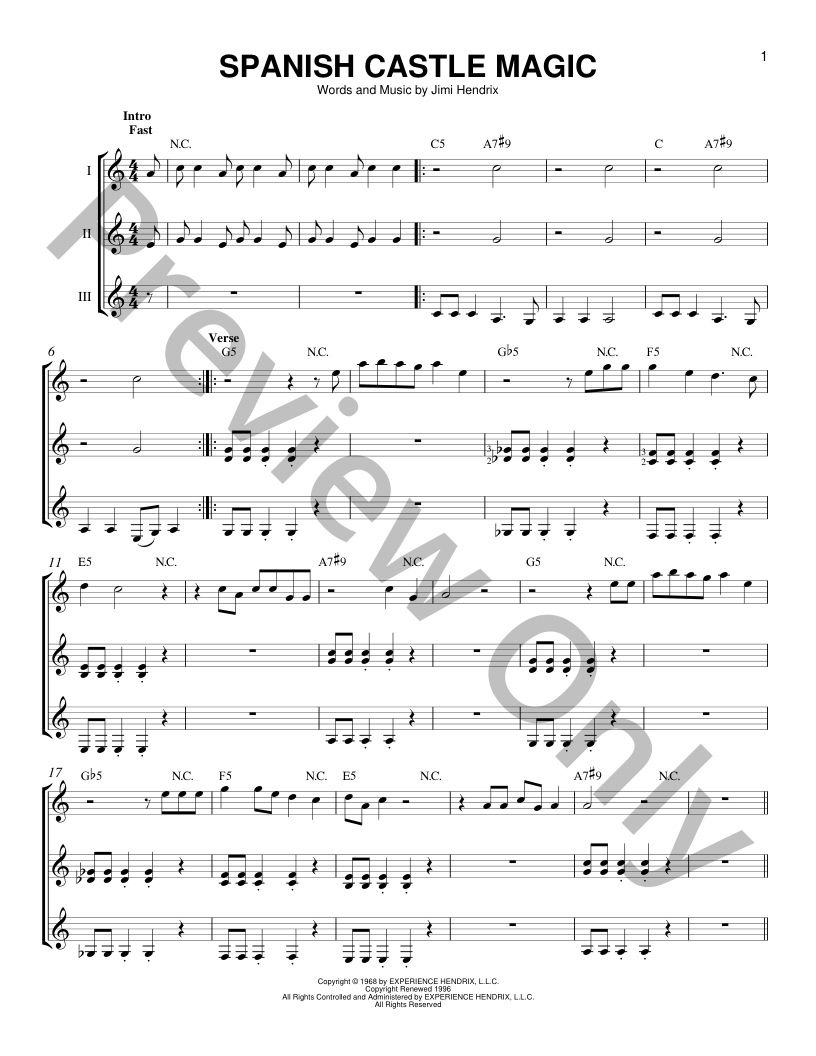 Spanish Castle Magic | J.W. Pepper