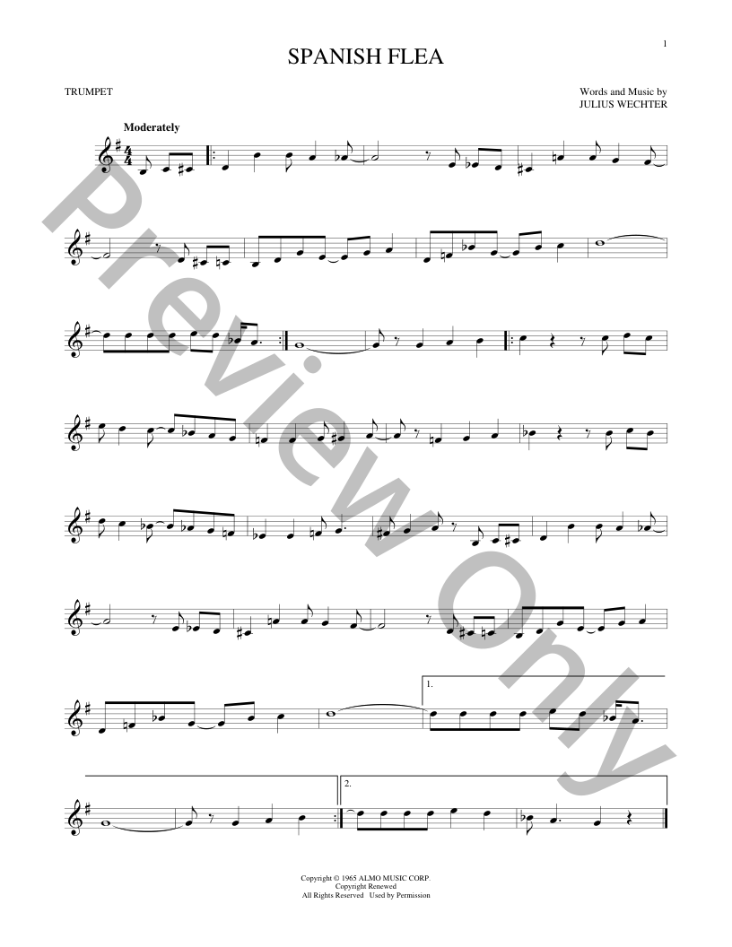 Spanish Flea Sheet Music | J.W. Pepper