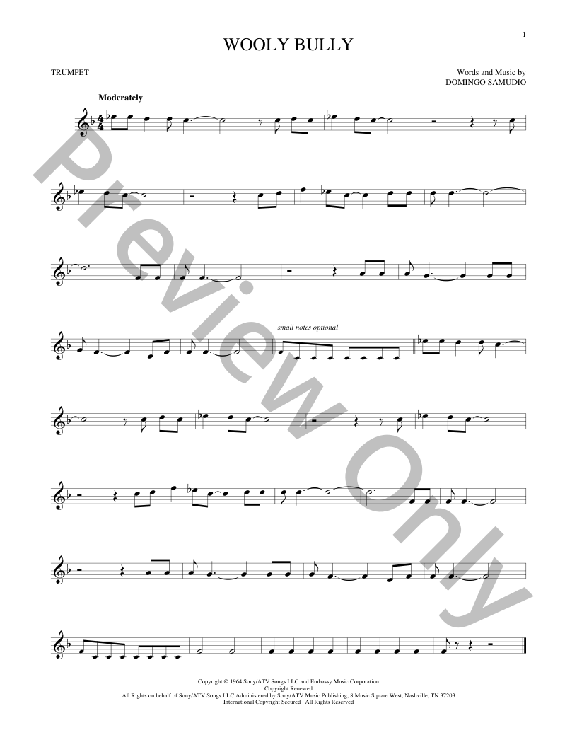 Wooly Bully Sheet Music | J.W. Pepper