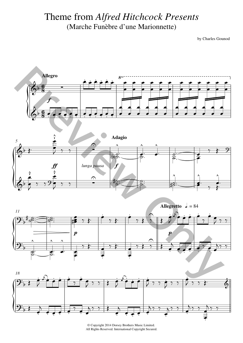 Funeral March Of A Marionette | J.W. Pepper