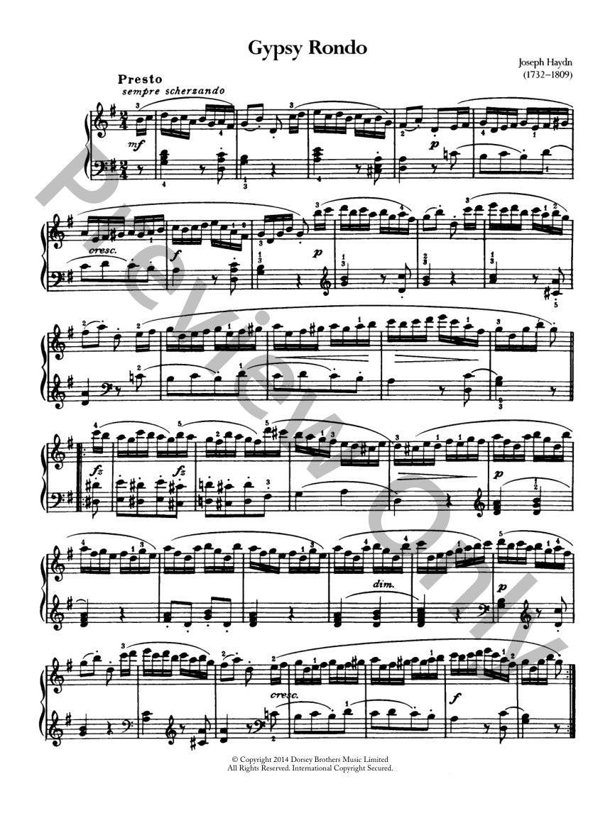 Gypsy Rondo | J.W. Pepper