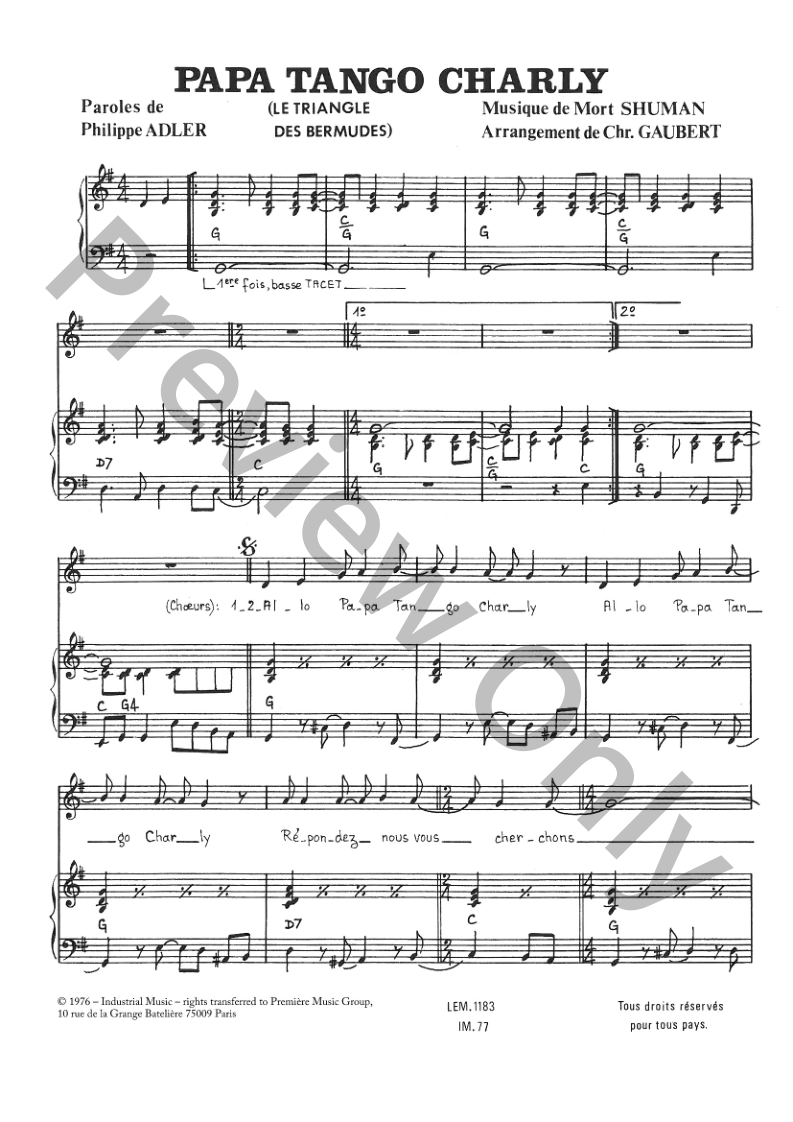 Papa Tango Charly | J.W. Pepper