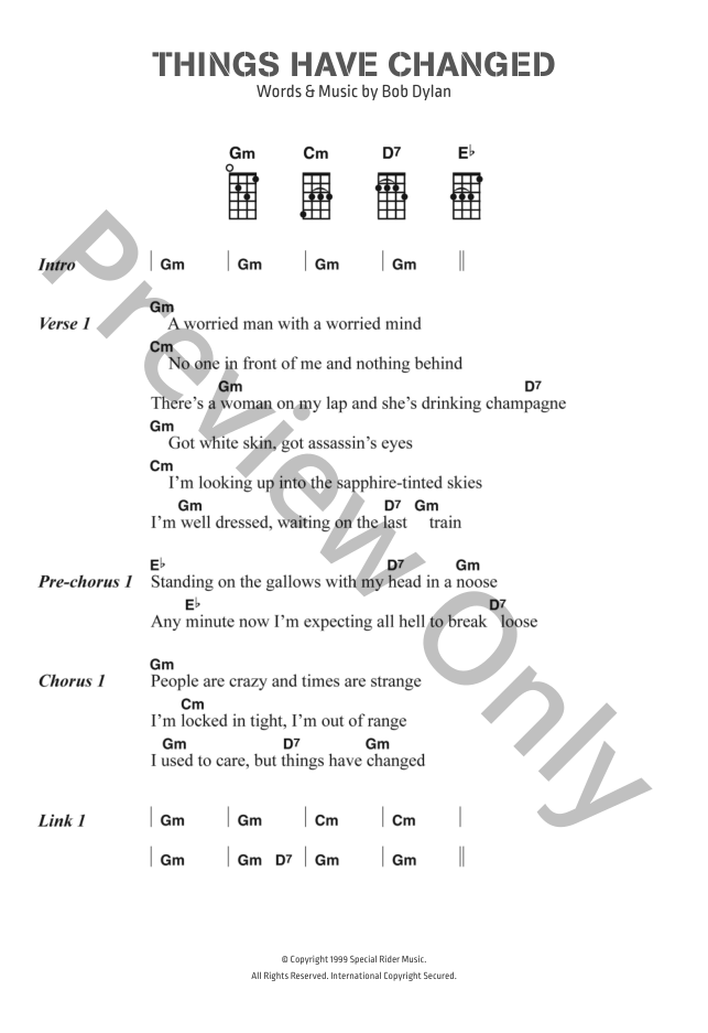 Things Have Changed | J.W. Pepper