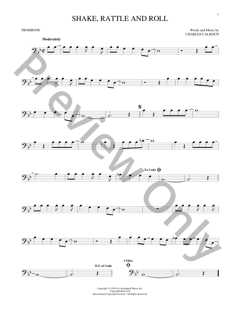 Shake, Rattle And Roll Sheet Music | J.W. Pepper