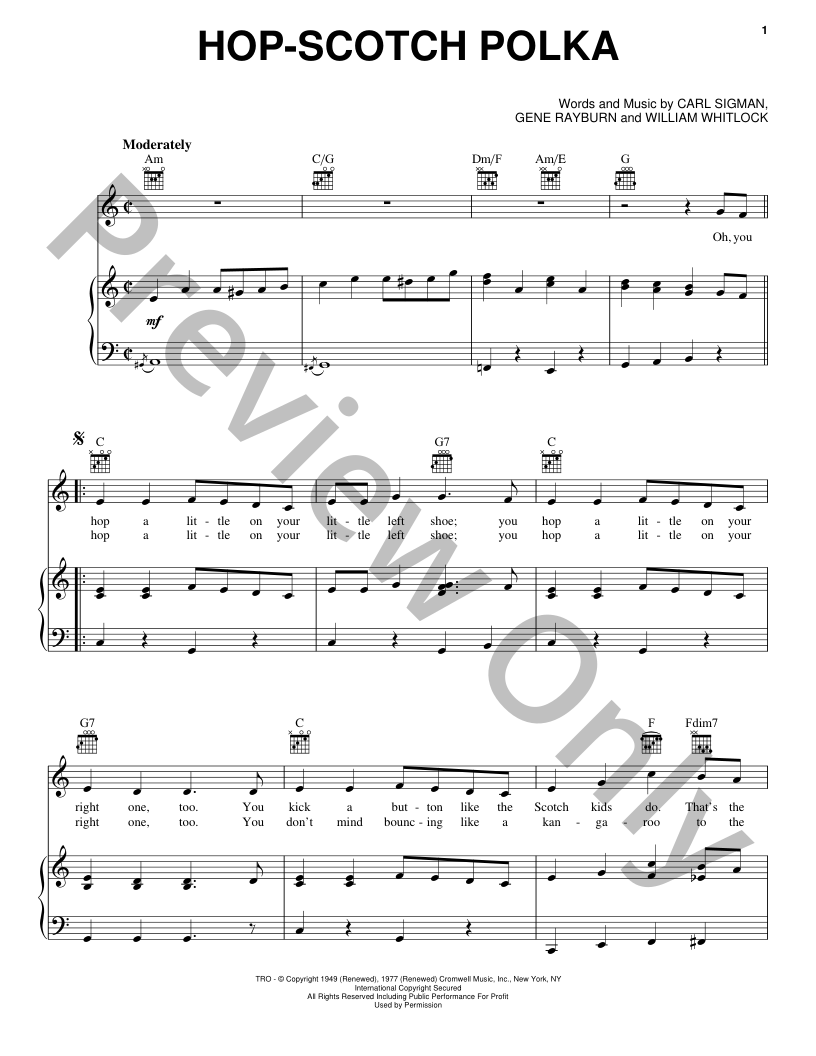 Hop scotch Polka | J.W. Pepper