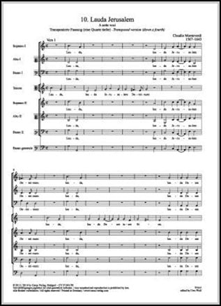 Lauda Jerusalem Choral Sheet Music | J.W. Pepper