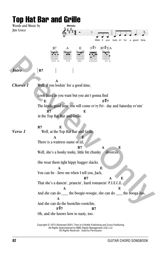 Top Hat Bar And Grille | J.W. Pepper