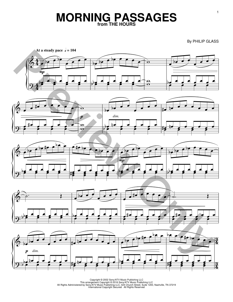 Morning Passages | J.W. Pepper