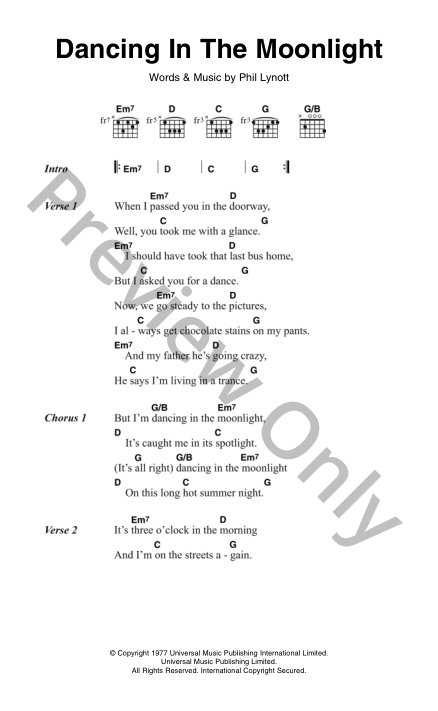 Dancing In The Moonlight | J.W. Pepper