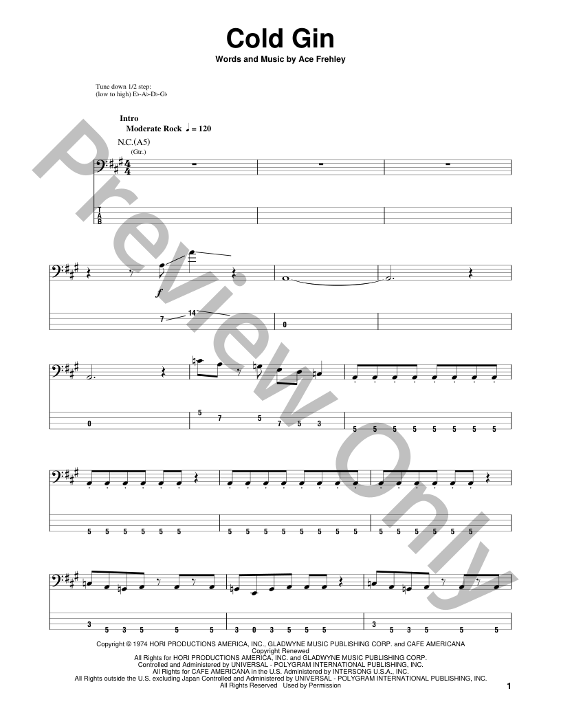 Cold Gin | J.W. Pepper