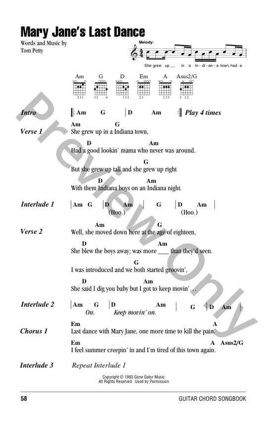 Mary Jane's Last Dance | J.W. Pepper