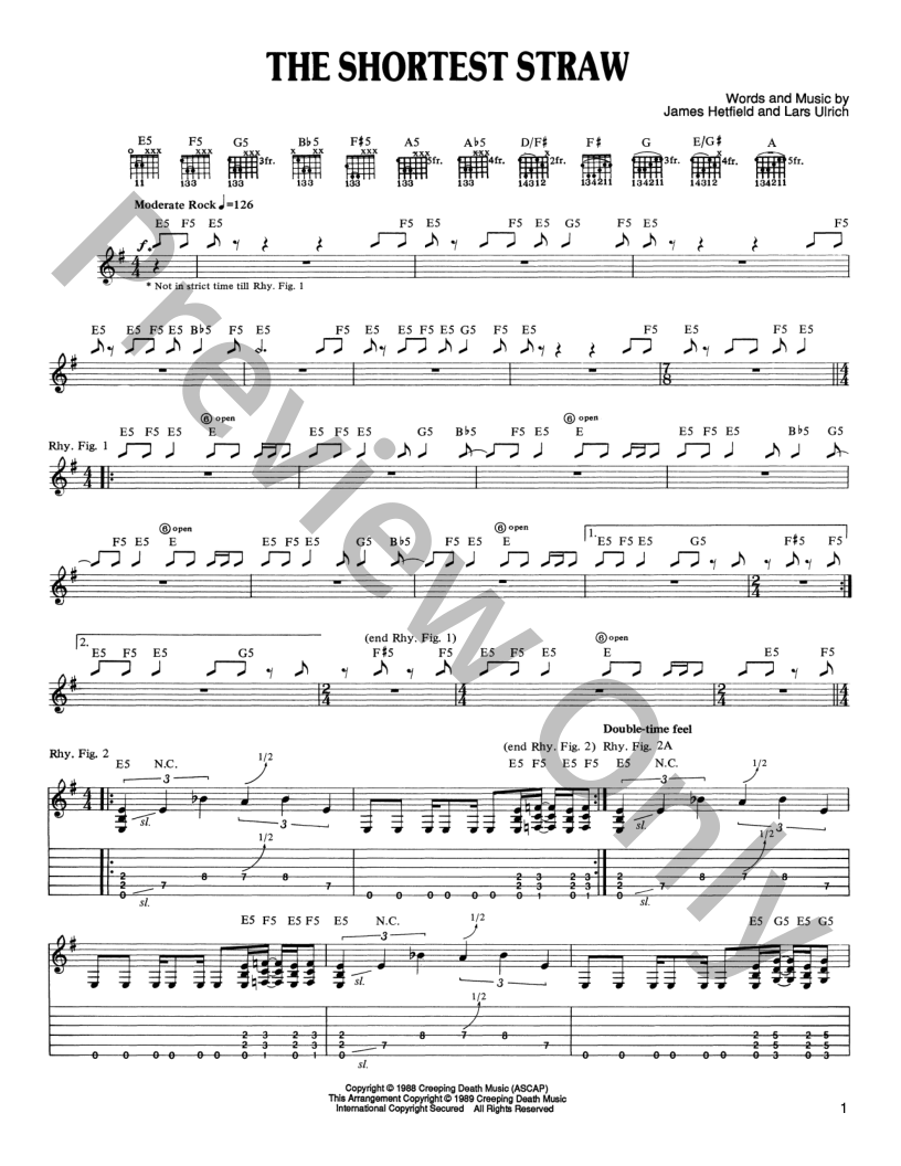 The Shortest Straw | J.W. Pepper