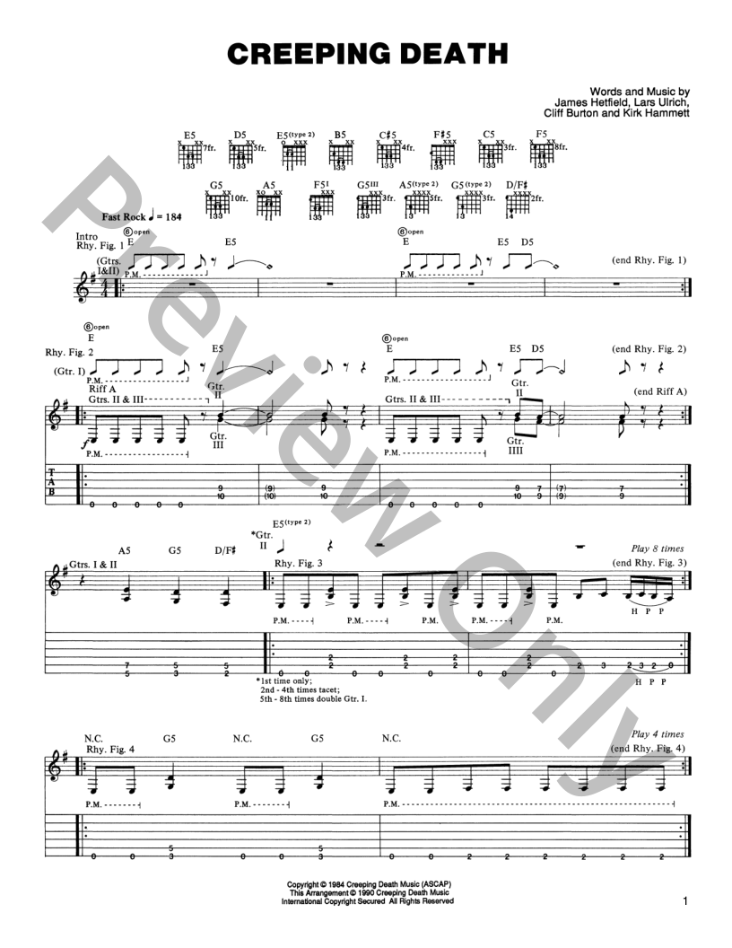 Creeping Death | J.W. Pepper