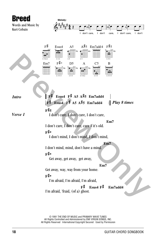 Breed Guitar/Fretted Sheet Music | J.W. Pepper