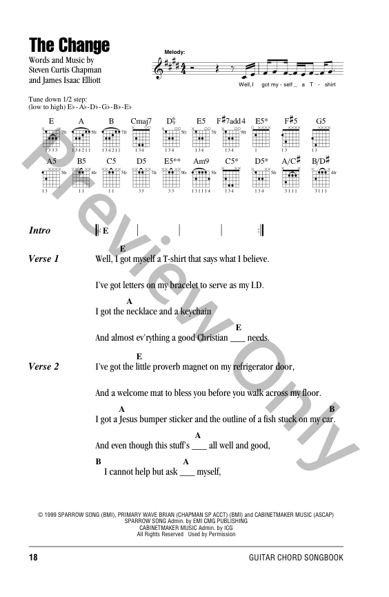 The Change | J.W. Pepper