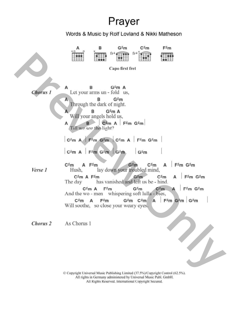 Prayer | J.W. Pepper