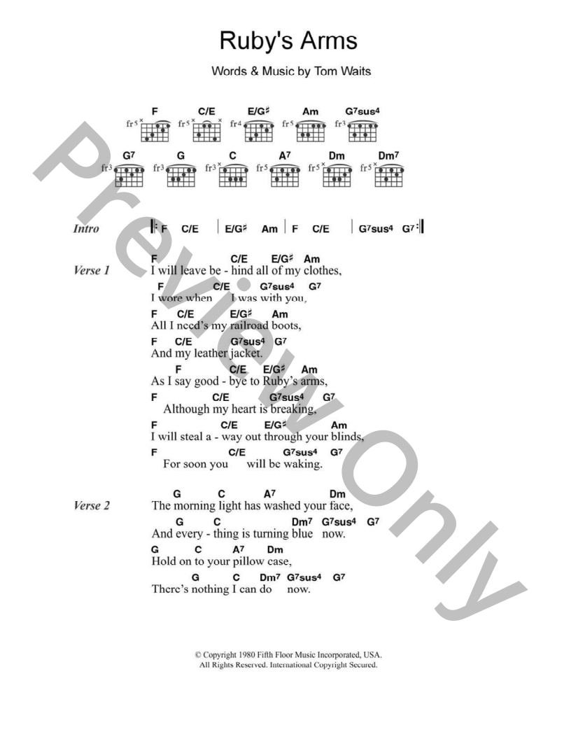 Ruby's Arms | J.W. Pepper