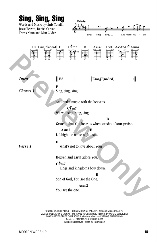 Sing, Sing, Sing | J.W. Pepper
