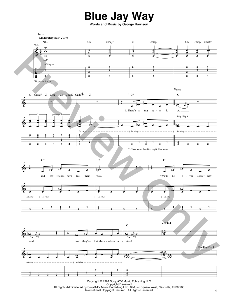 Blue Jay Way | J.W. Pepper