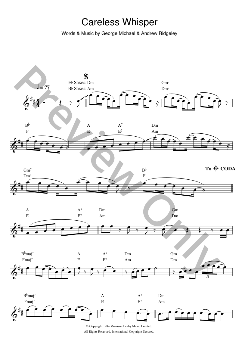 Careless Whisper | J.W. Pepper