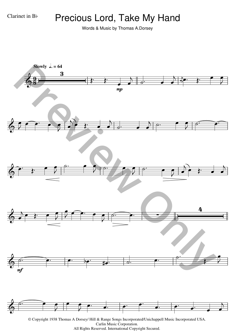 Precious Lord, Take My Hand | J.W. Pepper