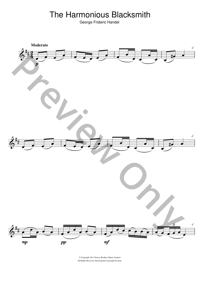 The Harmonious Blacksmith | J.W. Pepper