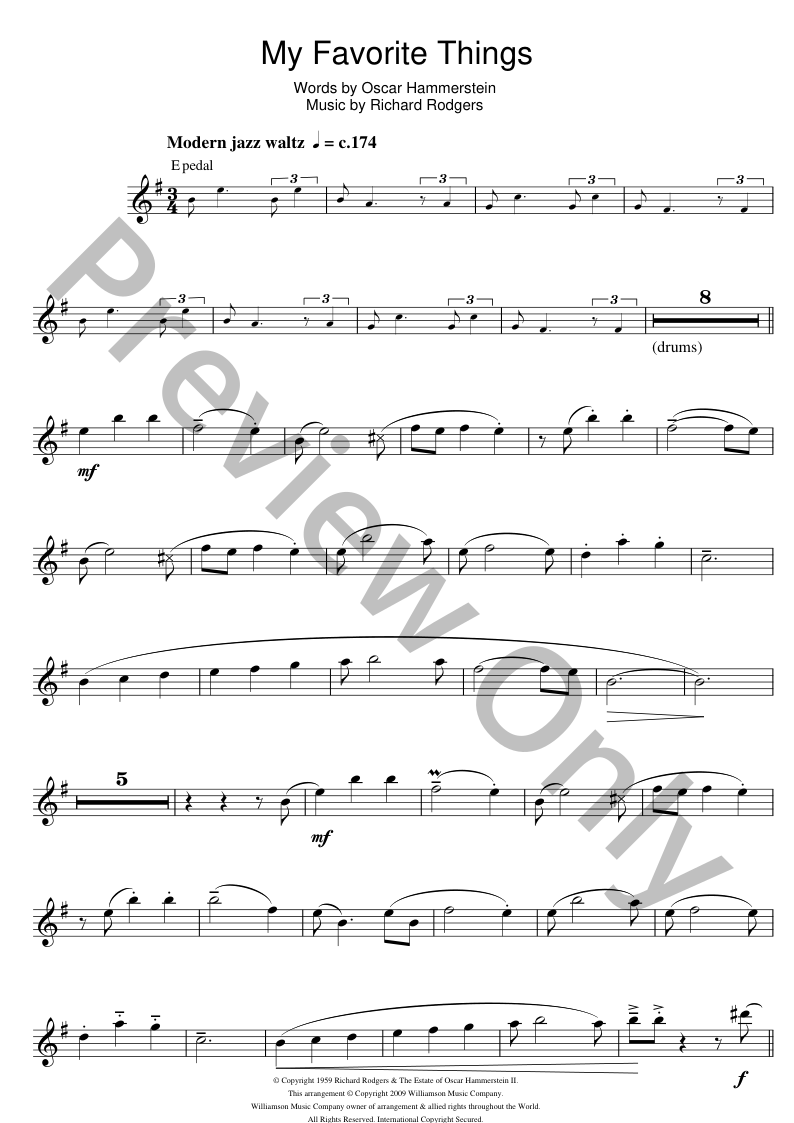 My Favorite Things | J.W. Pepper