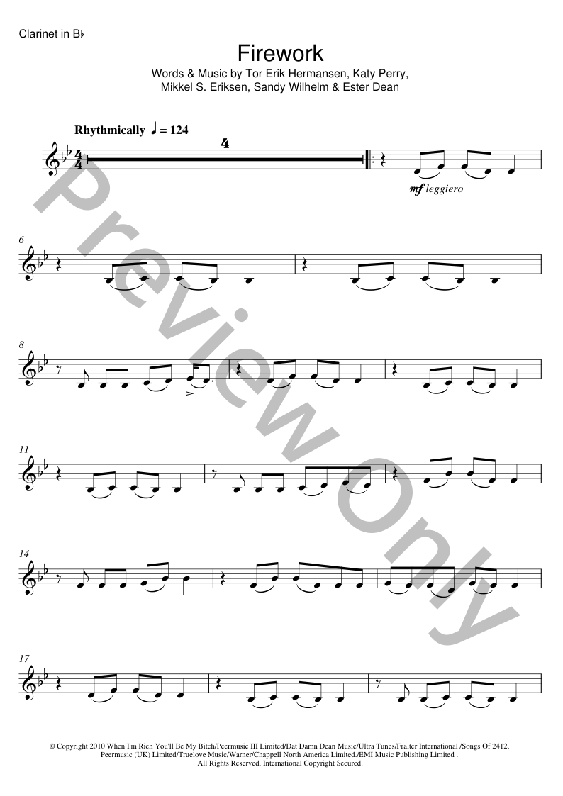 Firework Sheet Music | J.W. Pepper