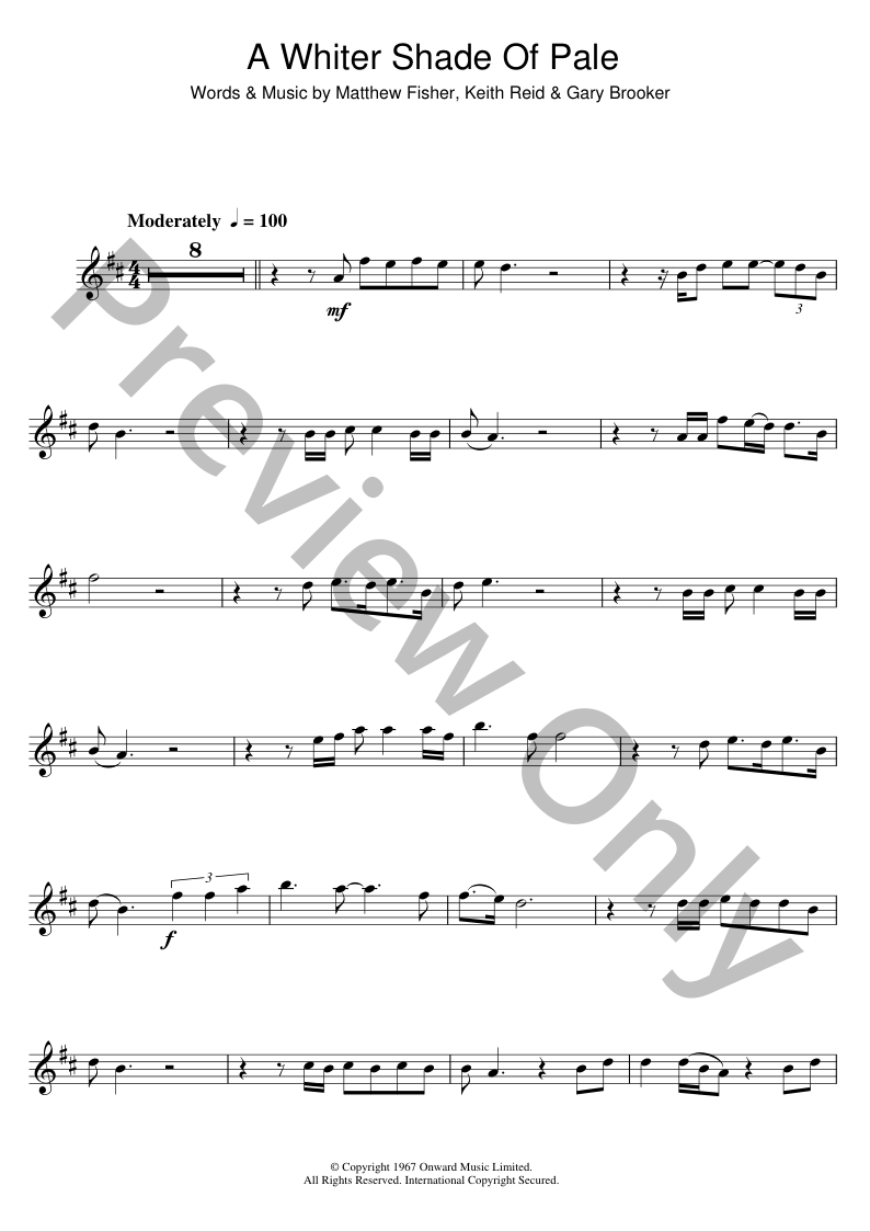 A Whiter Shade Of Pale | J.W. Pepper