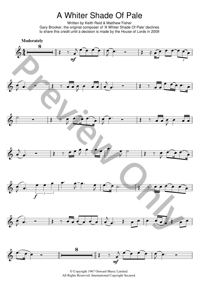 A Whiter Shade Of Pale | J.W. Pepper