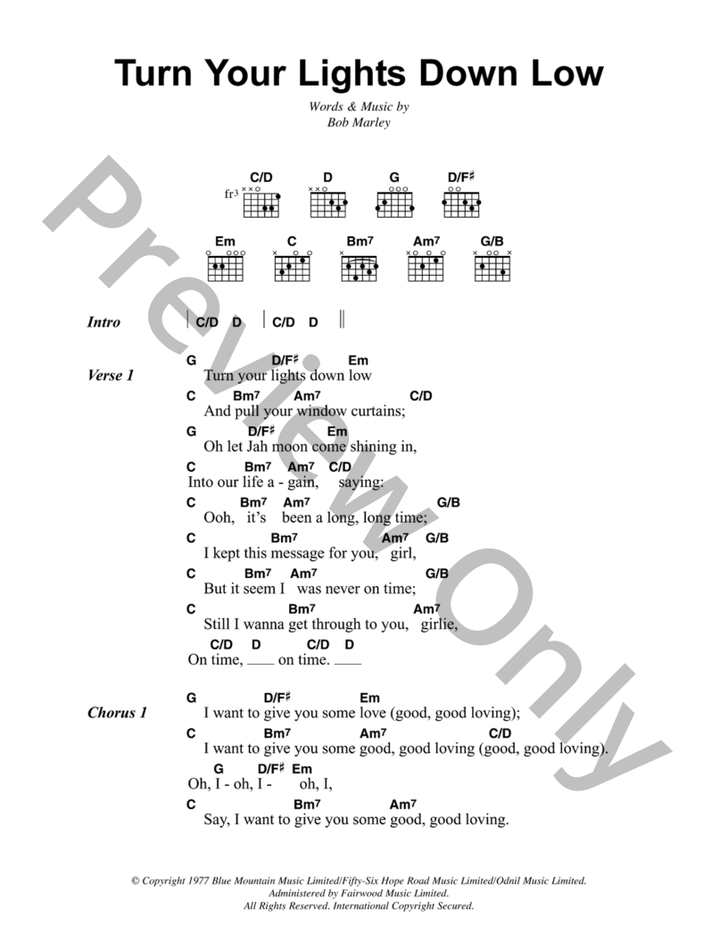 Turn Your Lights Down Low | J.W. Pepper