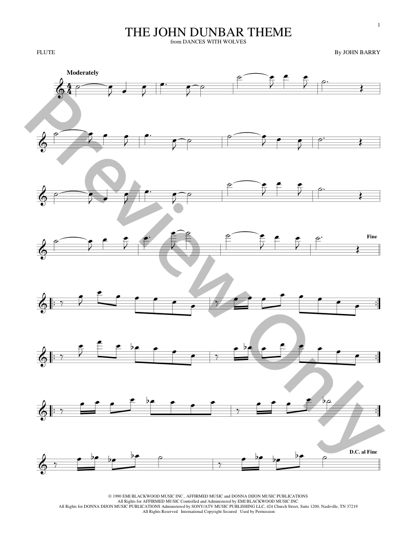 The John Dunbar Theme | J.W. Pepper