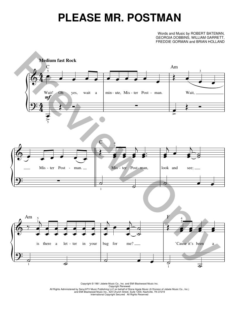 Please Mister Postman | J.W. Pepper