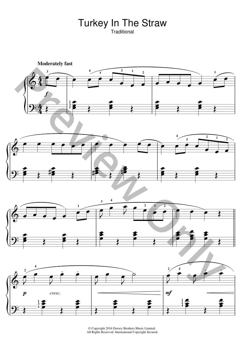 Turkey In The Straw | J.W. Pepper