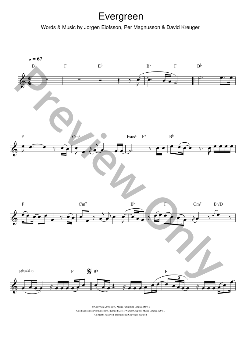 Evergreen | J.W. Pepper