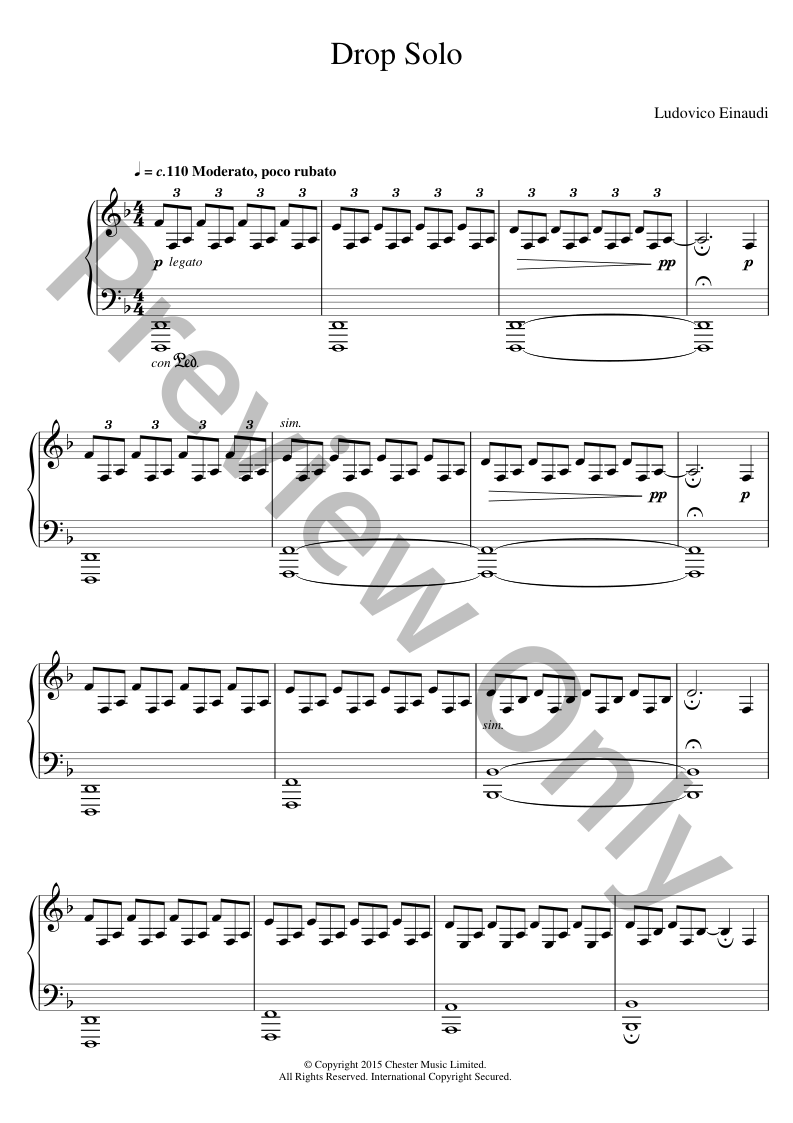 Drop Solo | J.W. Pepper