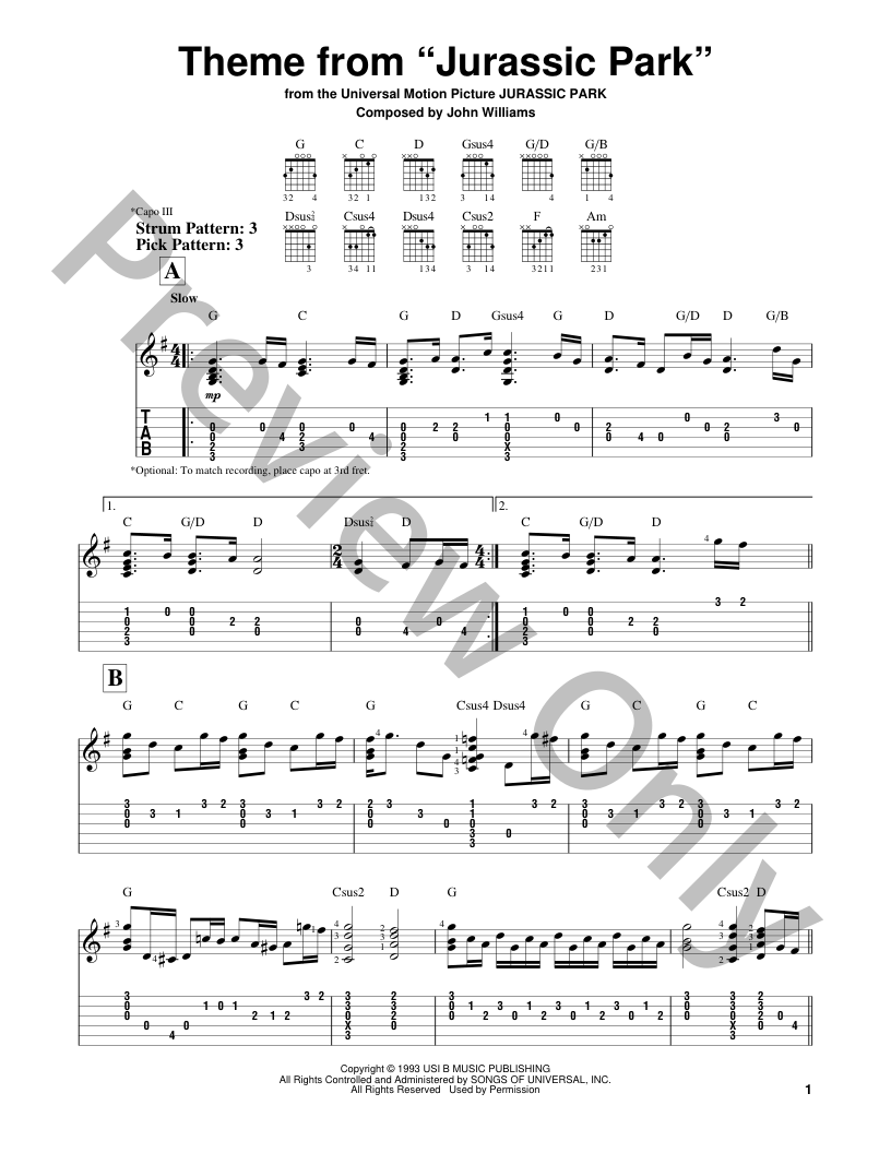 Theme From Jurassic Park | J.W. Pepper