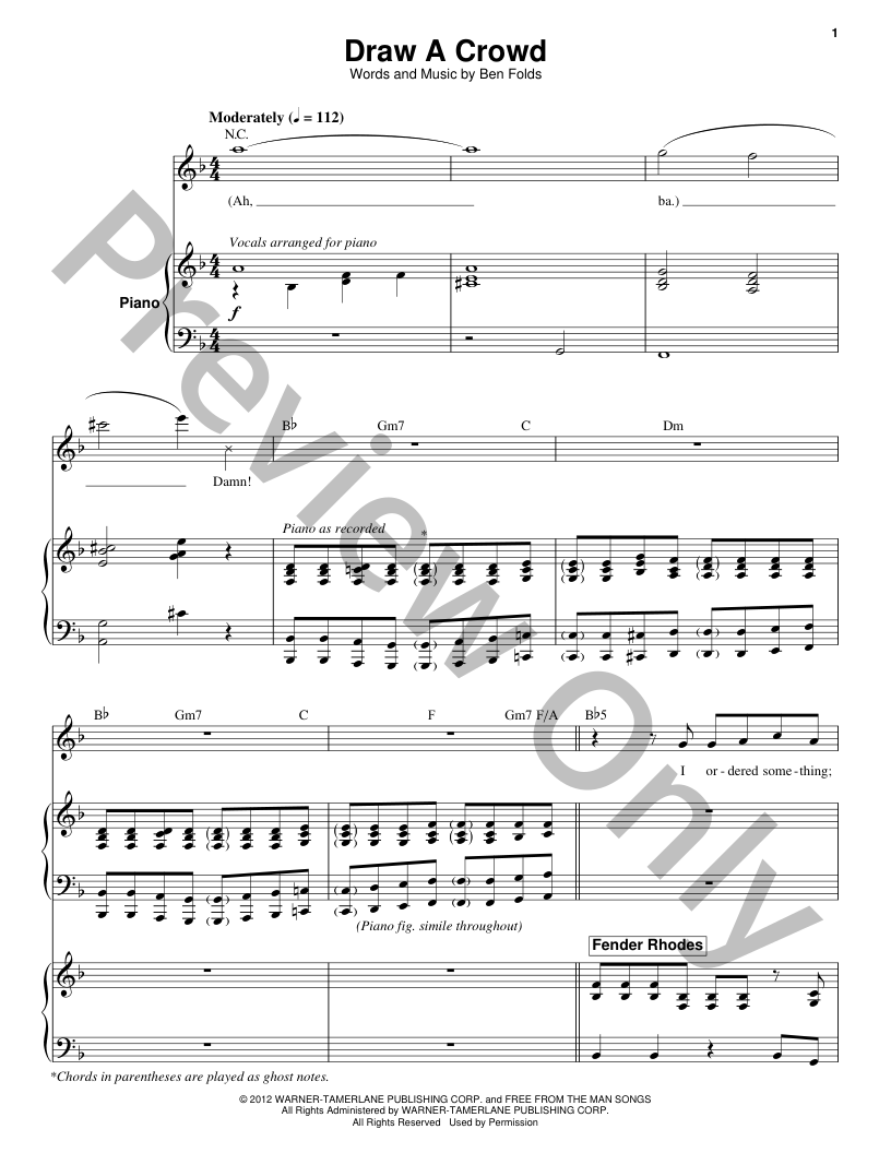 Draw A Crowd | J.W. Pepper