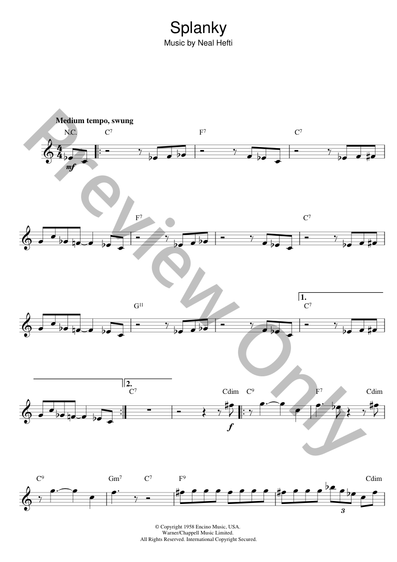 Splanky | J.W. Pepper