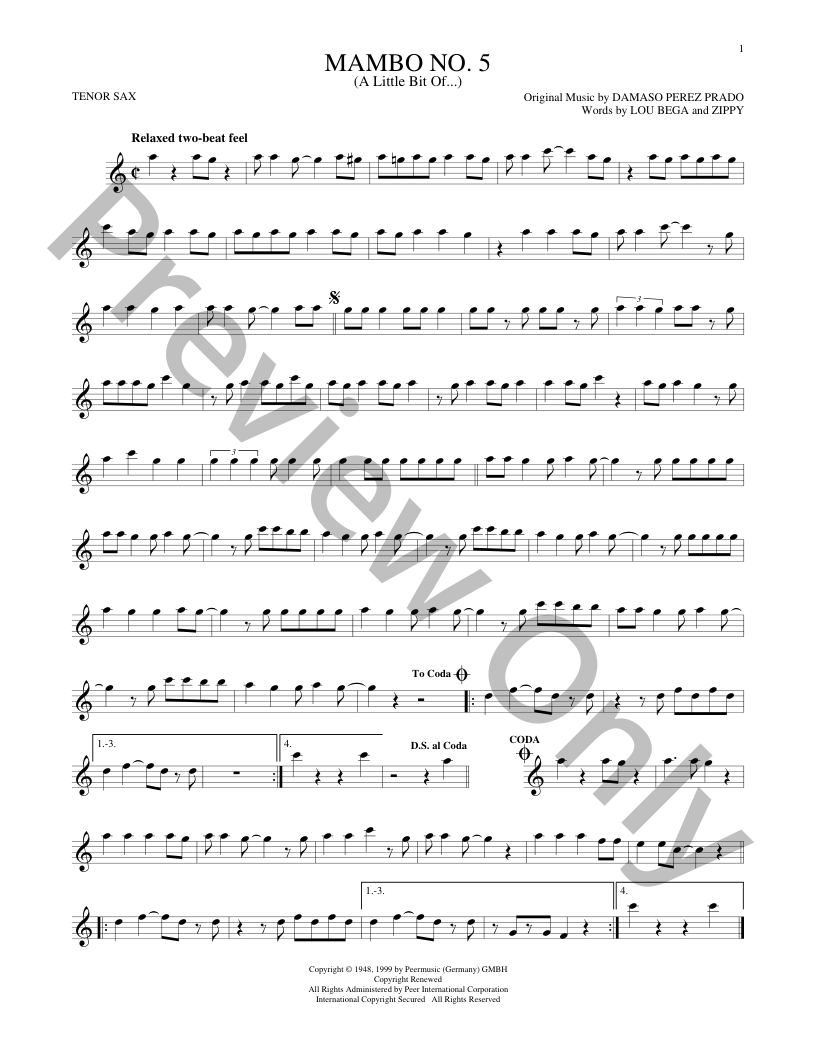 Mambo #5 (A Little Bit Of...) | J.W. Pepper