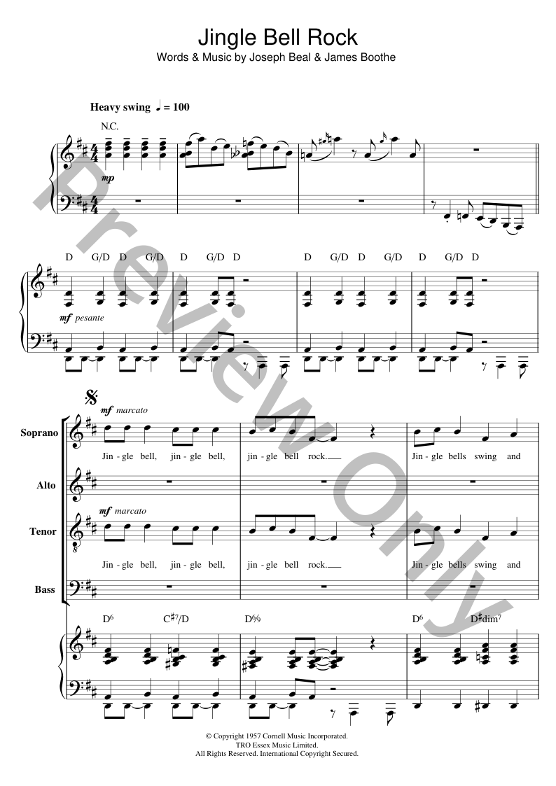 Jingle Bell Rock Choral Sheet Music | J.W. Pepper