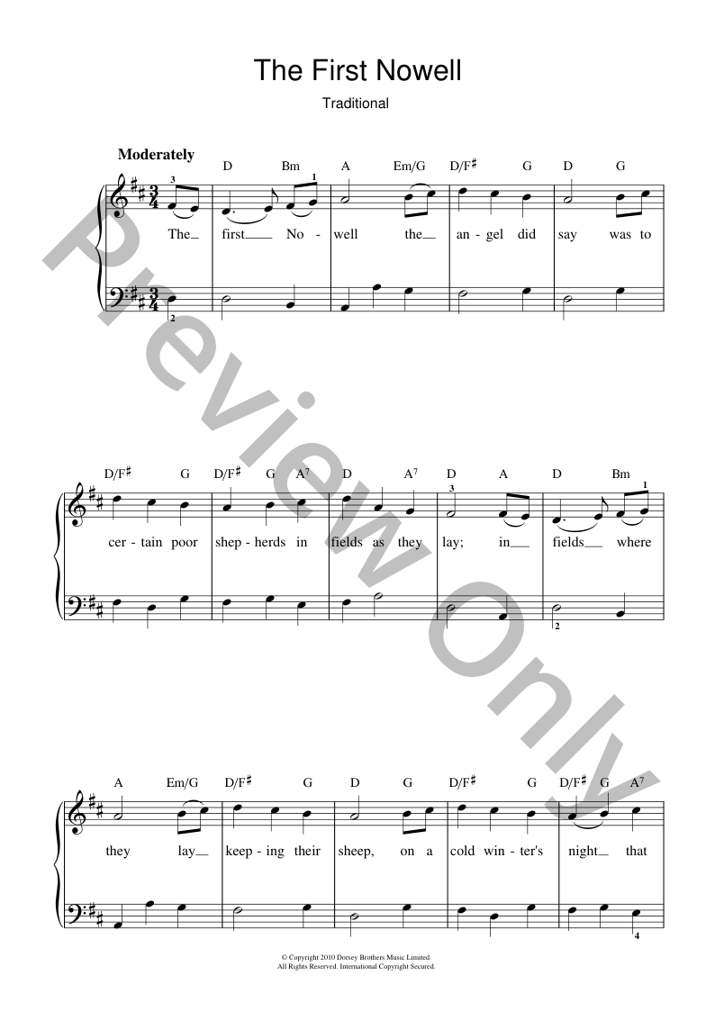 The First Nowell | J.W. Pepper