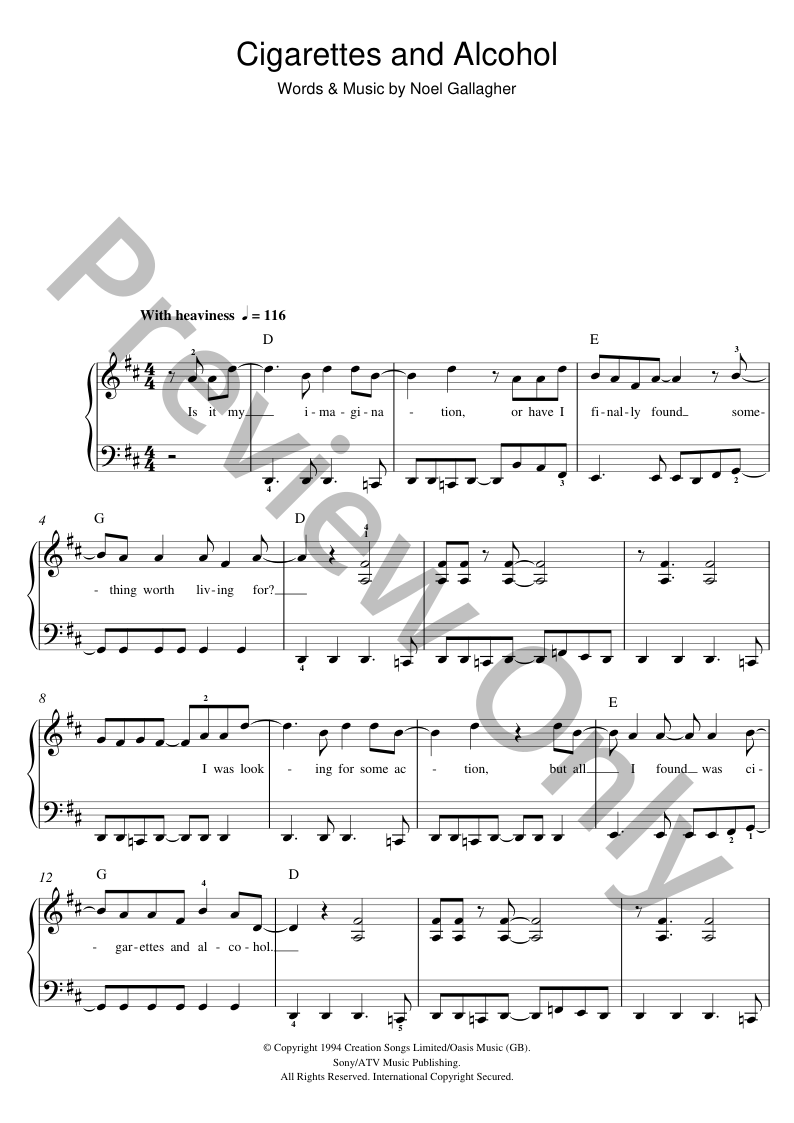 Cigarettes and Alcohol | J.W. Pepper