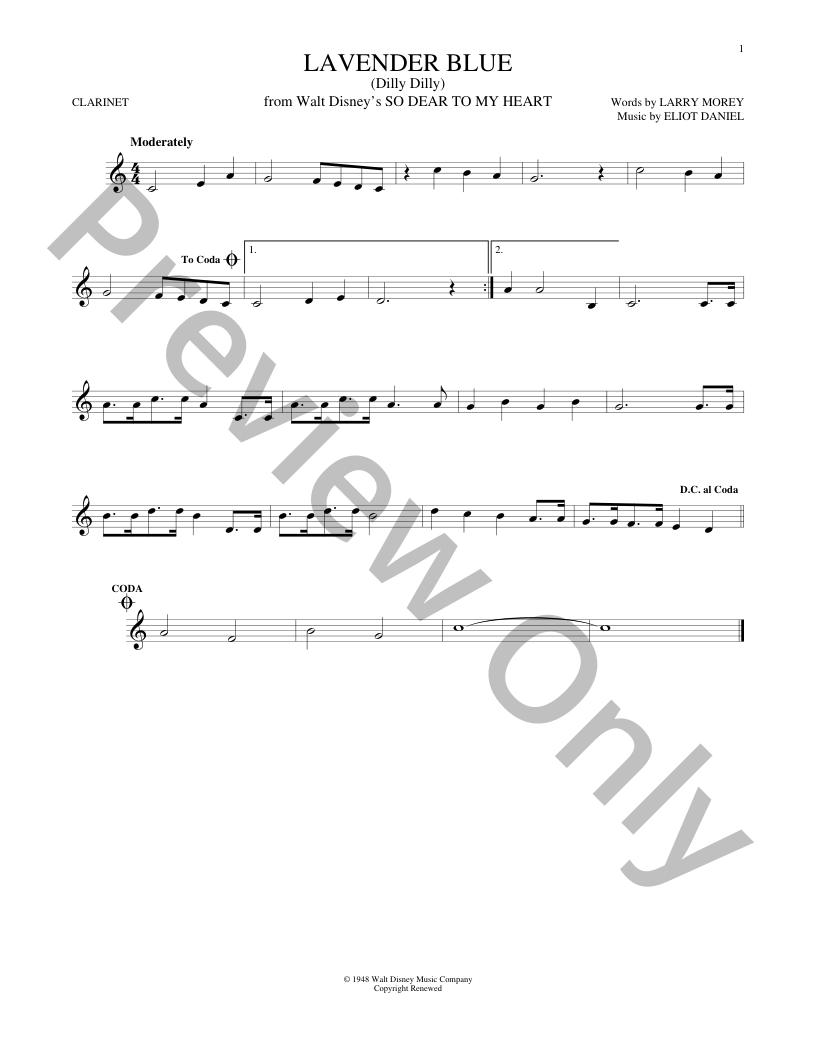 Lavender Blue (Dilly Dilly) | J.W. Pepper