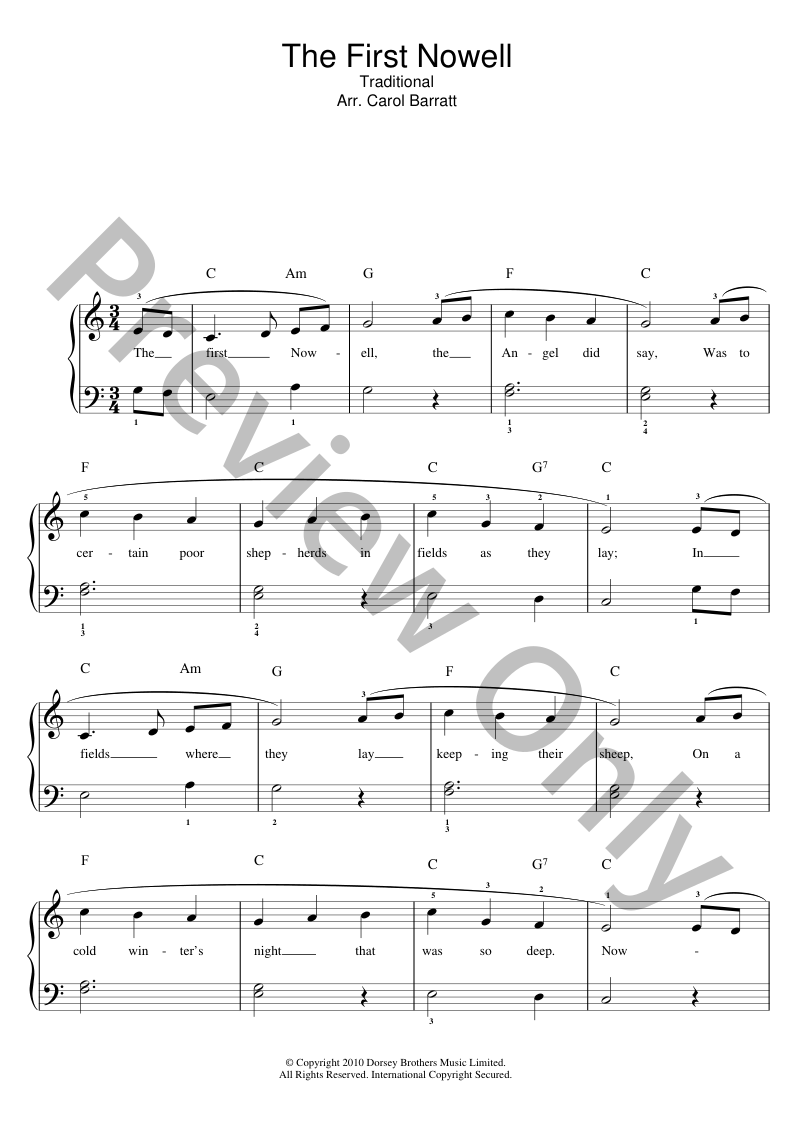 The First Nowell | J.W. Pepper