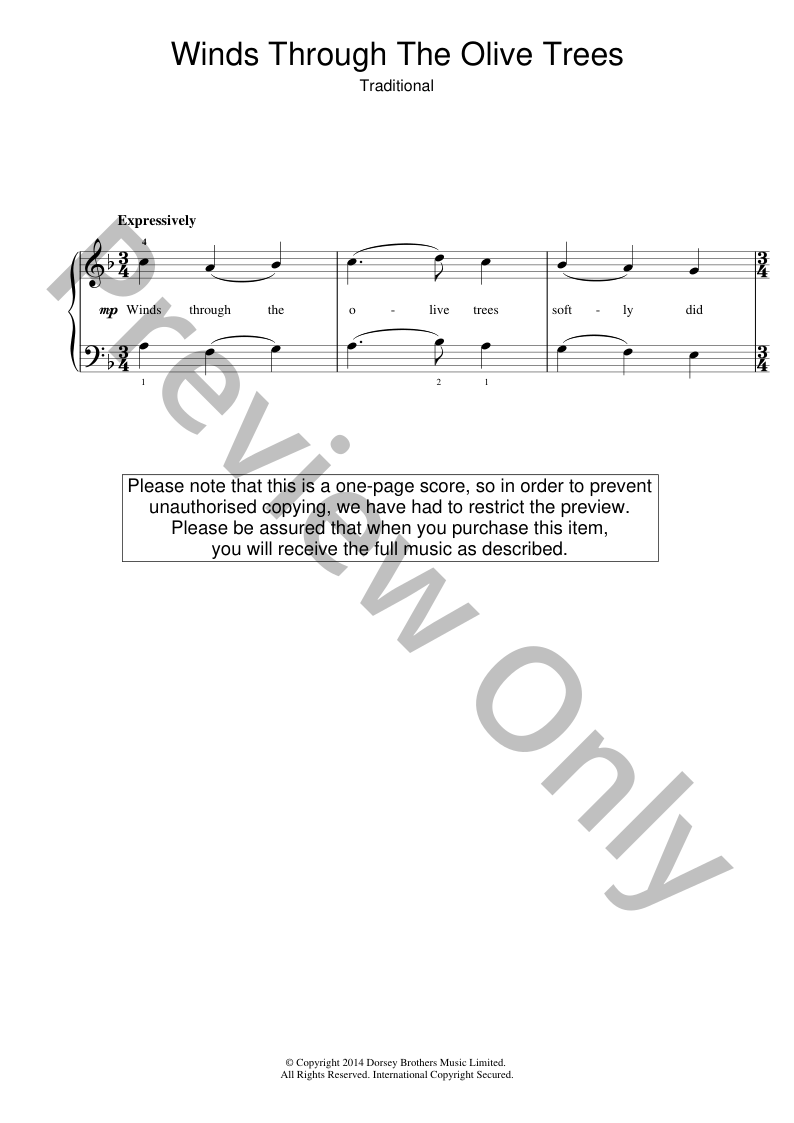 Winds Through The Olive Trees | J.W. Pepper